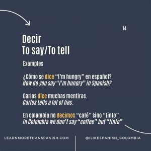 10 most common Spanish verbs - Learn More Than Spanish